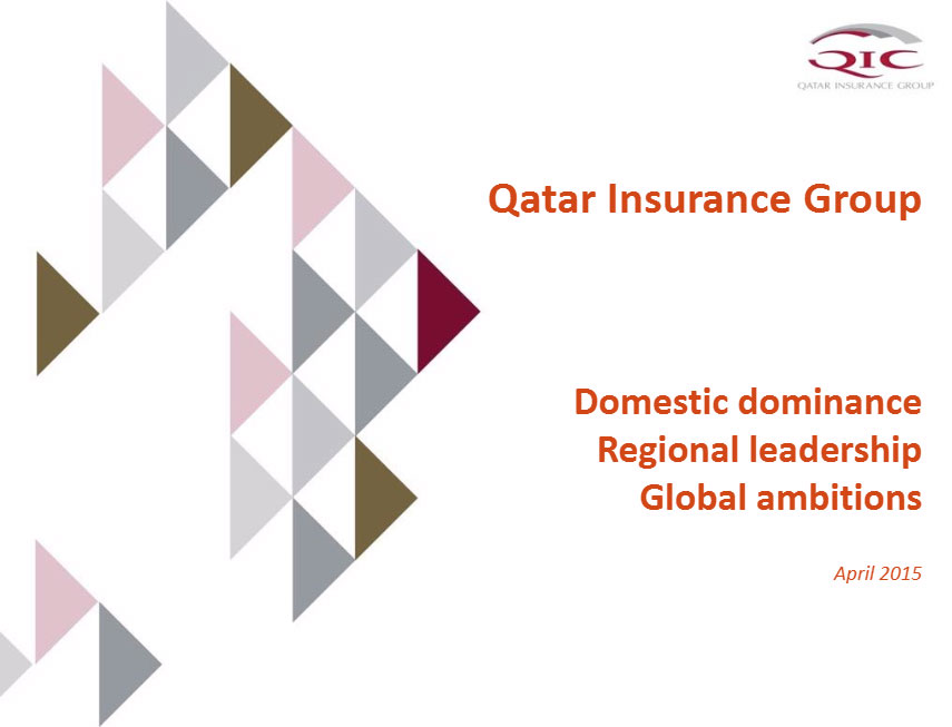 Corporate Presentation - Oman Qatar Insurance Company